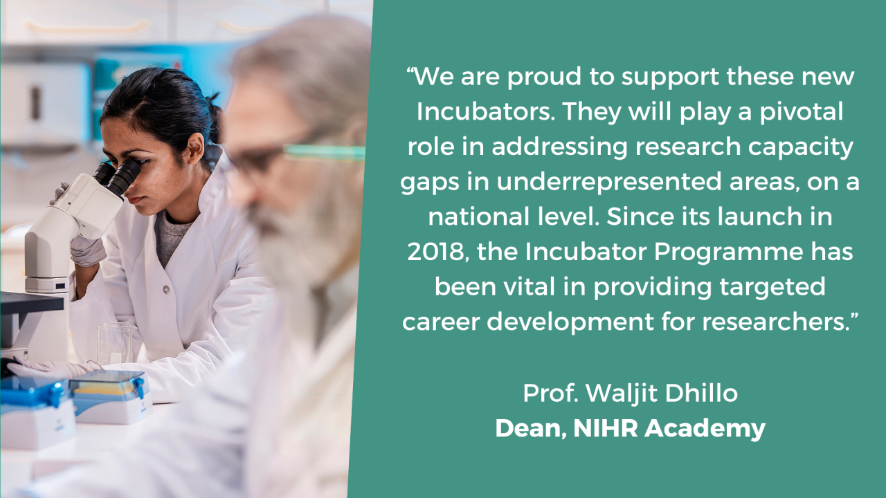 NIHR awards funding to new research incubators | UK Healthcare News